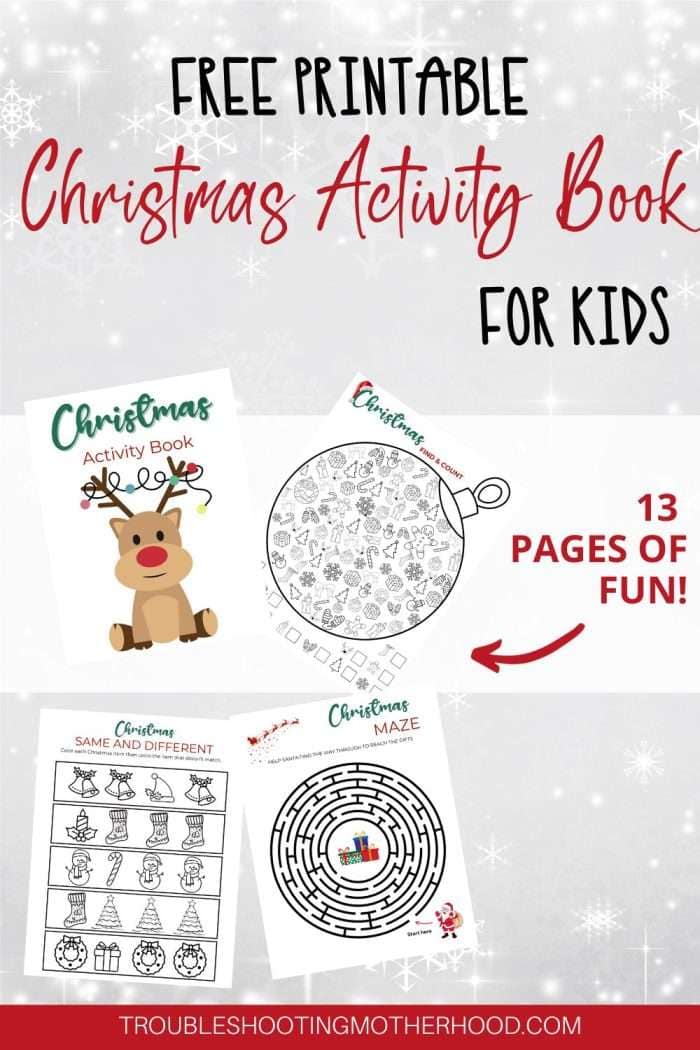 Free Christmas Activity Booklet Printable for Kids - Troubleshooting ...